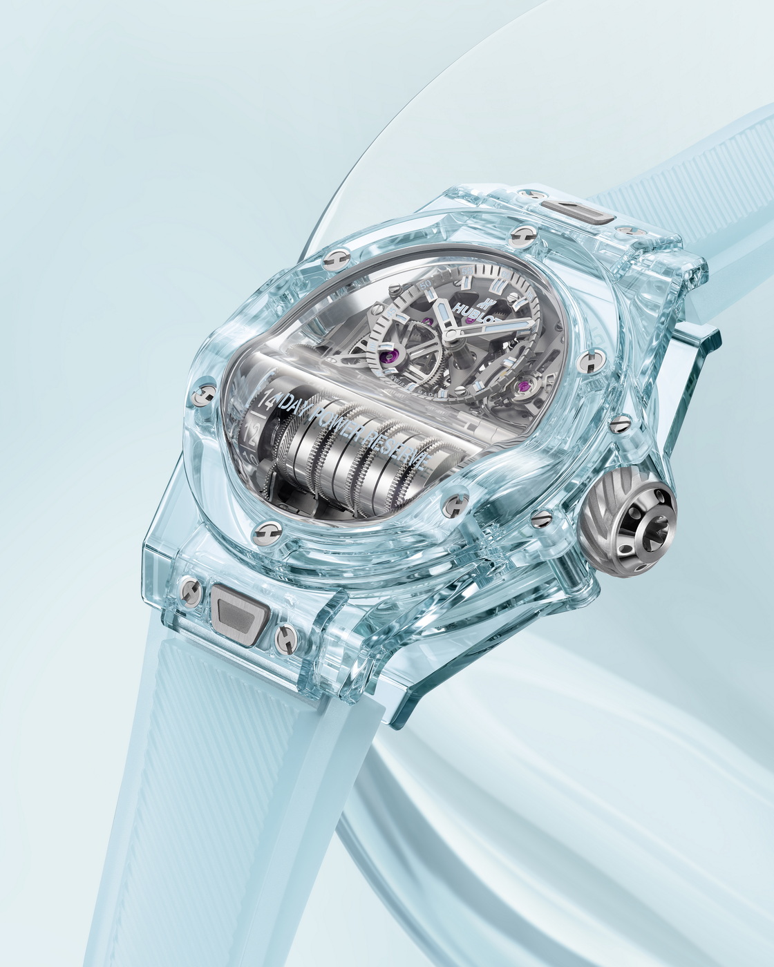 BIG BANG MP-11 من هوبلو بزجاج الياقوت واحتياط طاقة يدوم 14 يومًا - مجلة هي